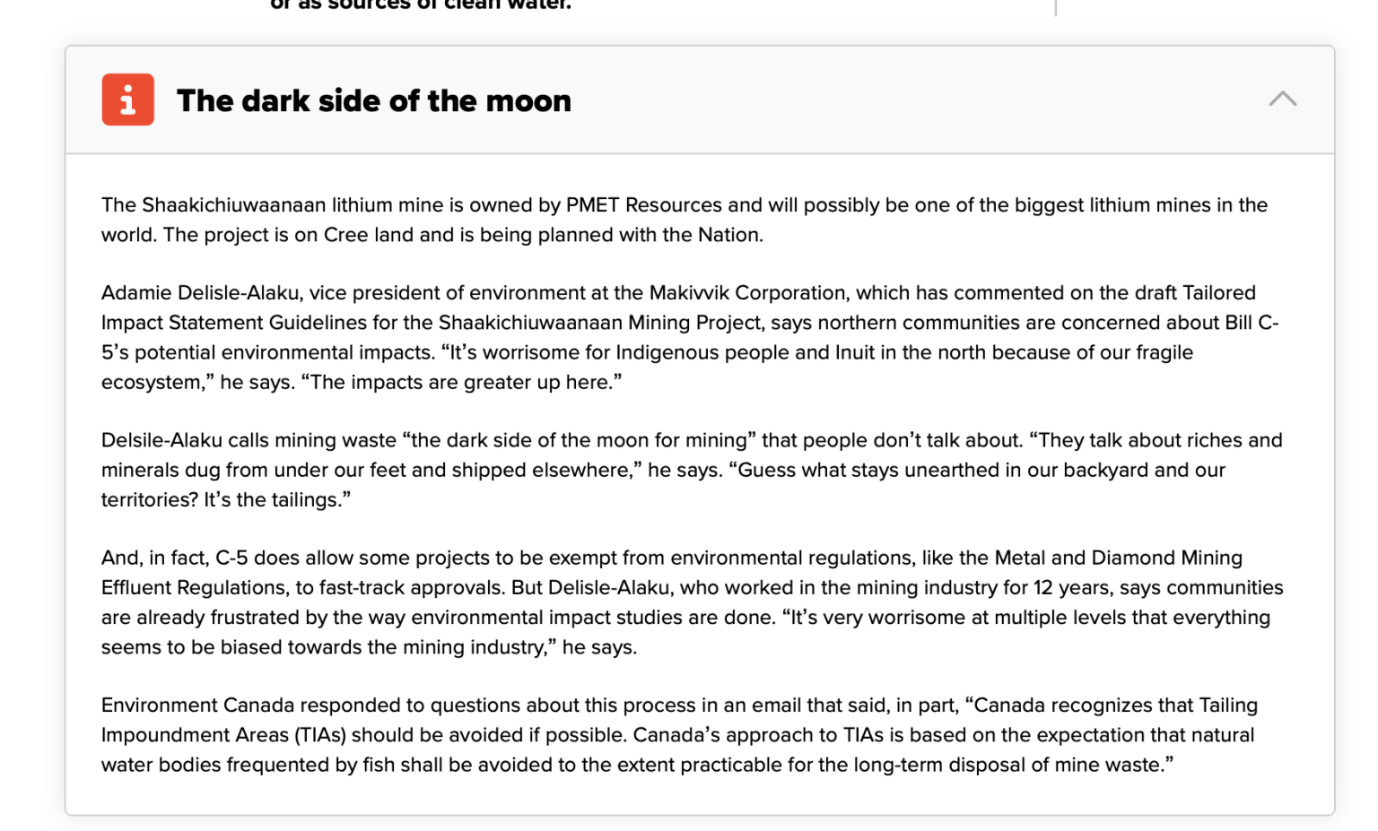 How the renewed push for critical minerals puts Canadian waters at risk ...